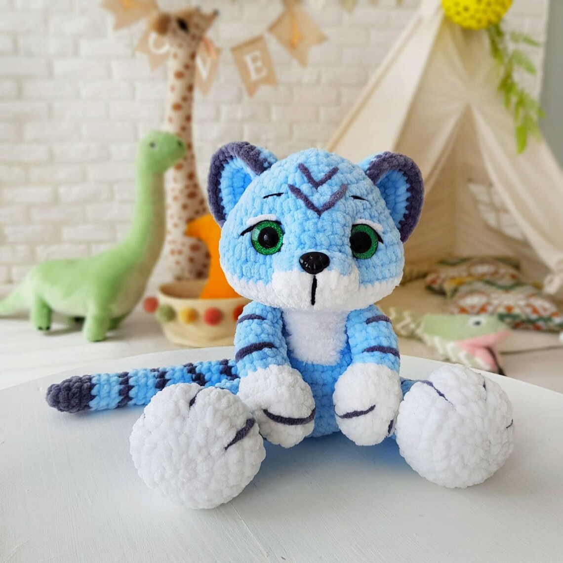 Crochet Pattern Tiger PDF Tutorial Amigurumi Tiger Plush - Etsy