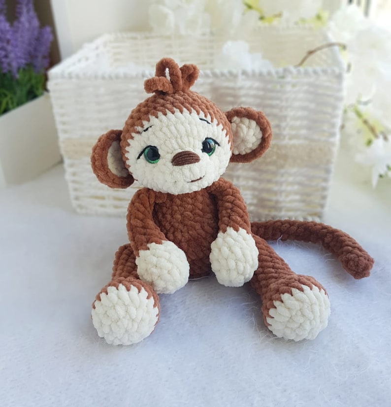Crochet Pattern Monkey Amigurumi Monkey Pattern PDF Tutorial - Etsy