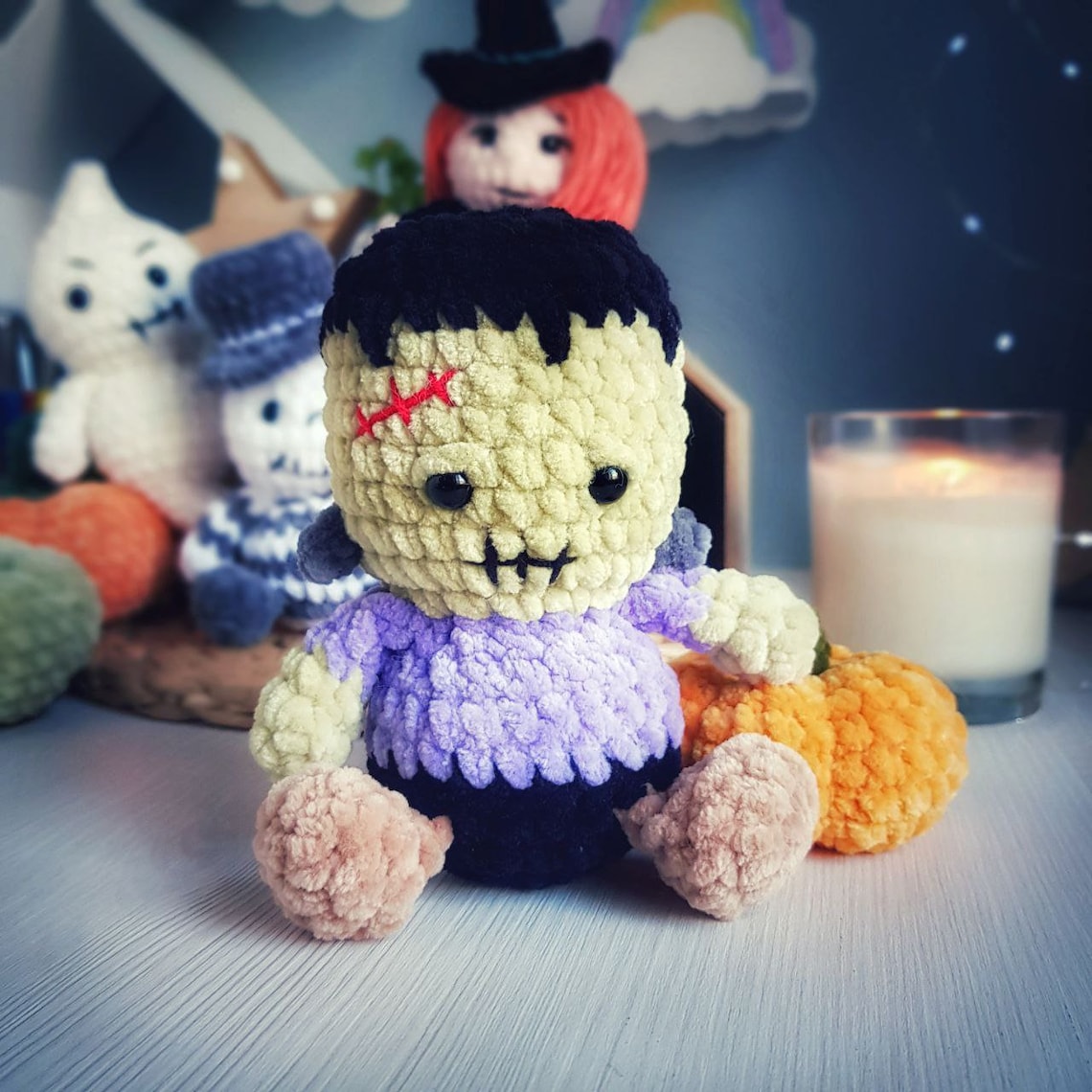 Crochet Frankie Pattern Amigurumi Frankenstein Crochet - Etsy