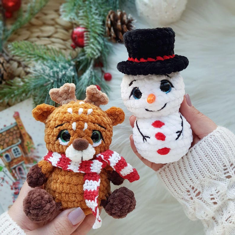 Crochet Christmas Set Patterns - Amigurumi Christmas Set – Green ...