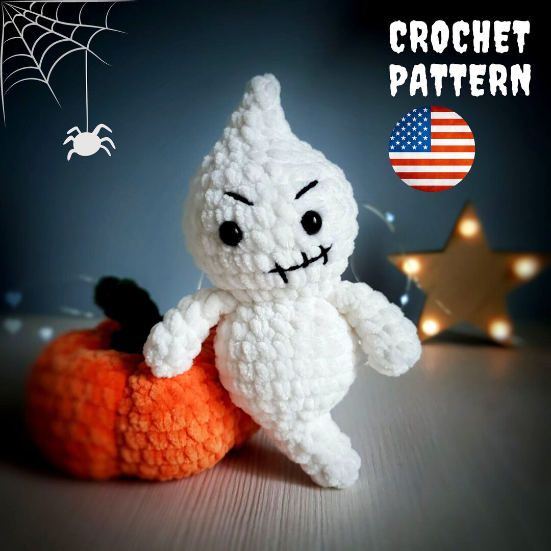 Crochet Ghost Pattern - Amigurumi Ghost – Crochet Halloween Pattern ...