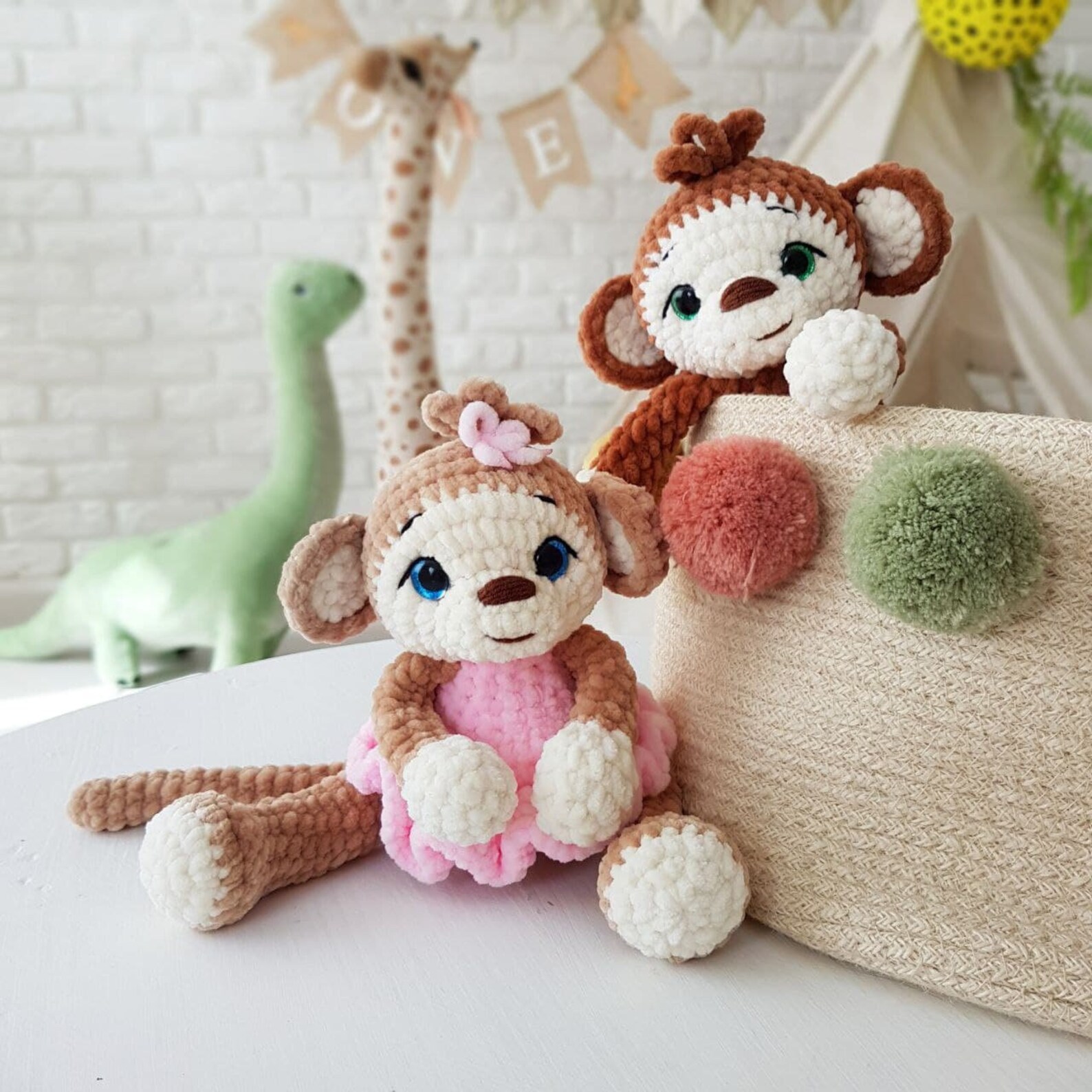 Crochet Pattern Monkey Amigurumi Monkey Pattern PDF Tutorial - Etsy