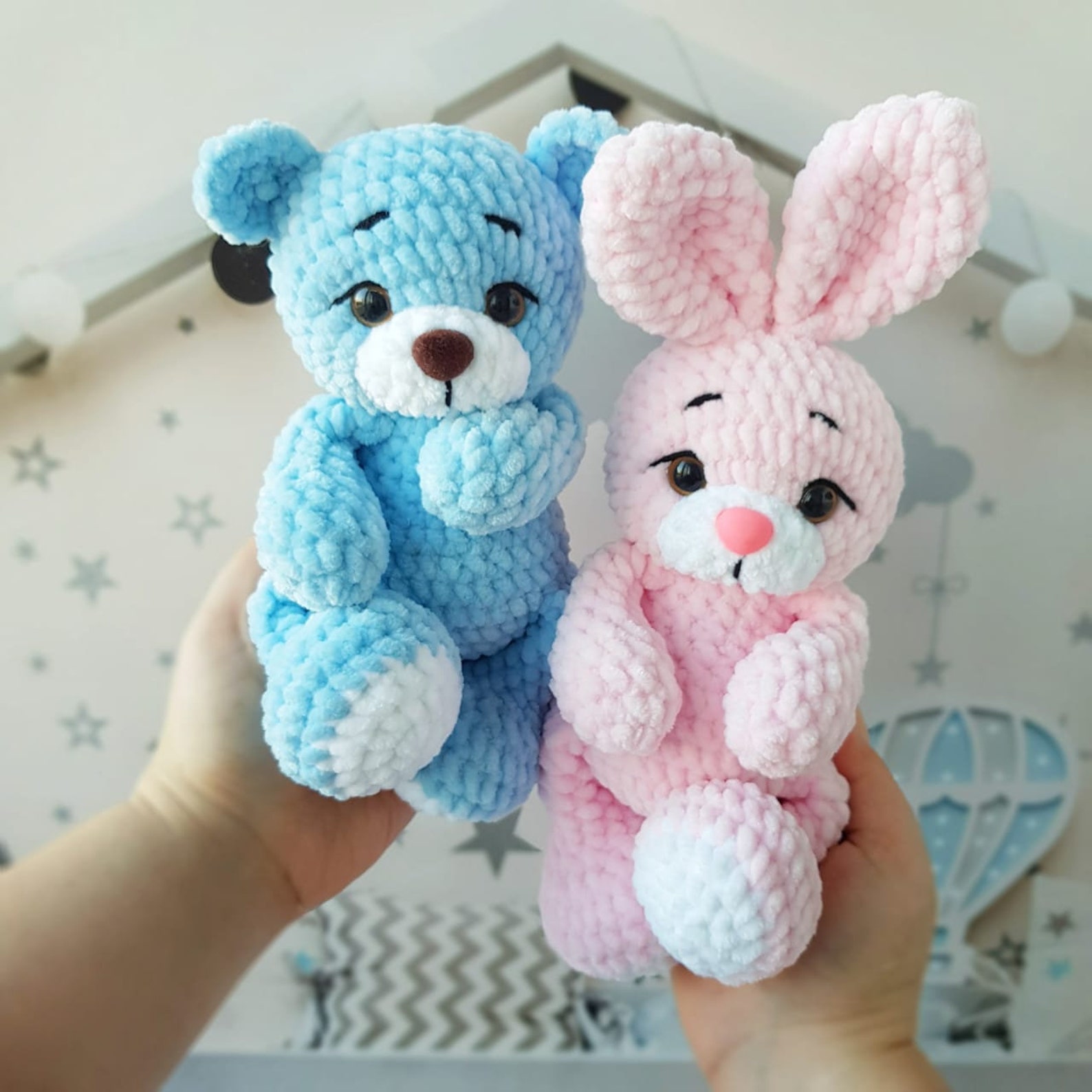 Teddy Bear Pattern Amigurumi PDF Tutorial Crochet Rabbit | Etsy