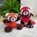 Crochet Red Panda Pattern - Amigurumi Red Panda Pattern – Panda Diy Toy – Plush Red Panda ...