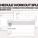 Notion Template Fitness Planner, Digital Fitness Planner, Notion ...
