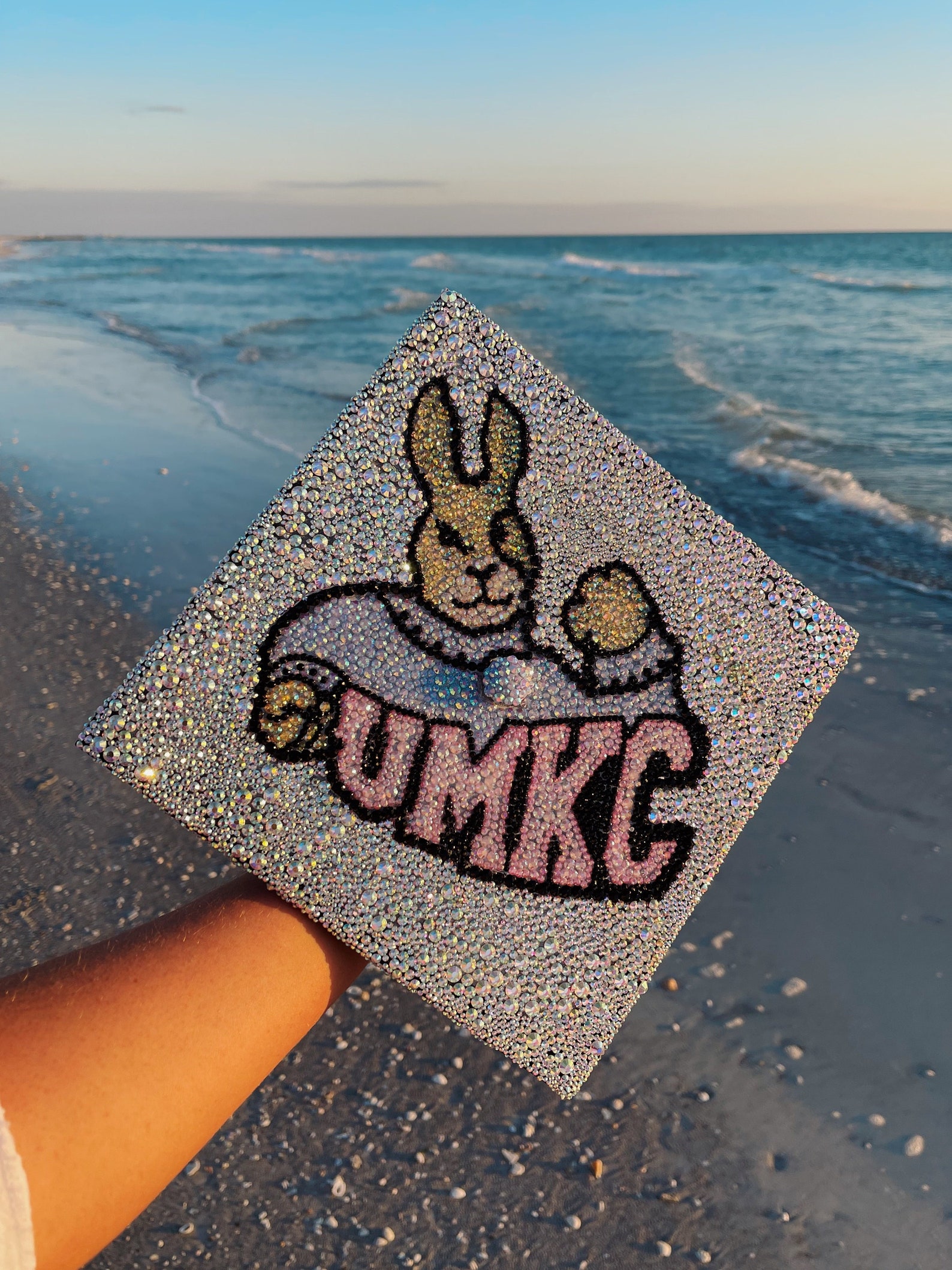 Custom Rhinestone Bedazzled Graduation Cap - Etsy