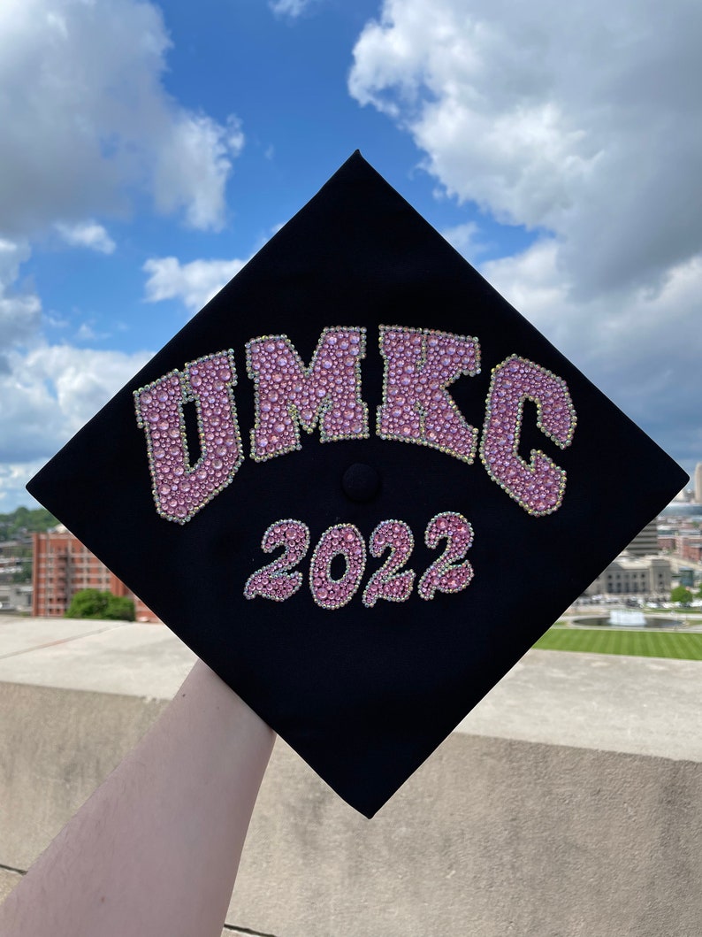 Custom Rhinestone Bedazzled Graduation Cap - Etsy
