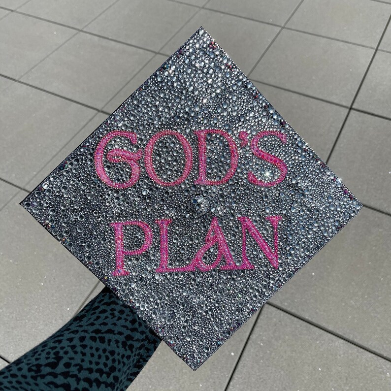 Custom Rhinestone Bedazzled Graduation Cap - Etsy