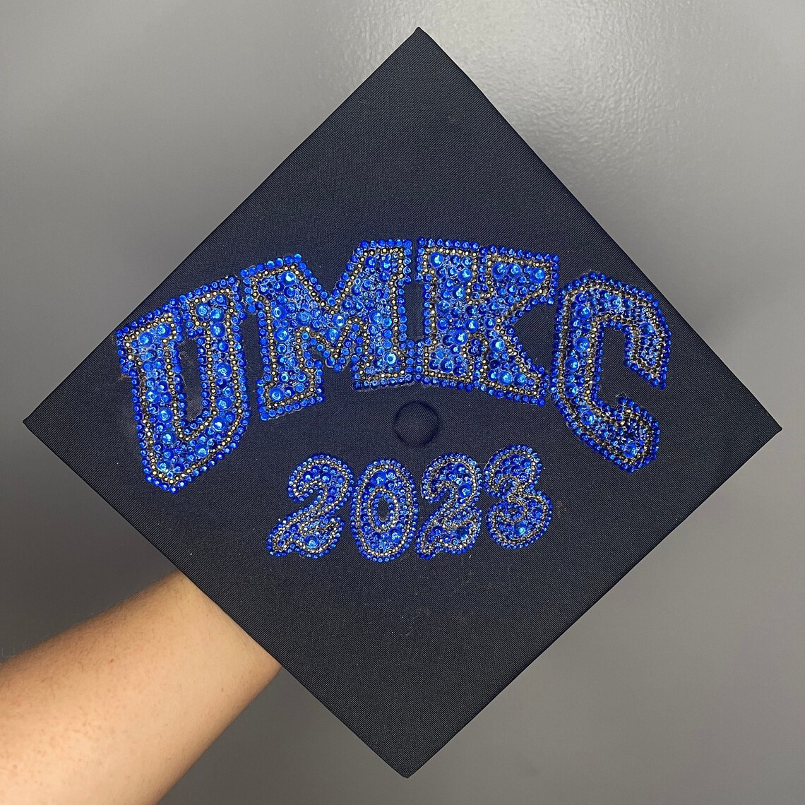 Custom Rhinestone Bedazzled Graduation Cap - Etsy