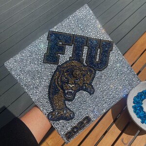 Custom Rhinestone Bedazzled Graduation Cap - Etsy