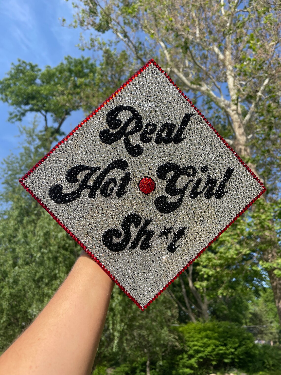 Custom Rhinestone Bedazzled Graduation Cap - Etsy