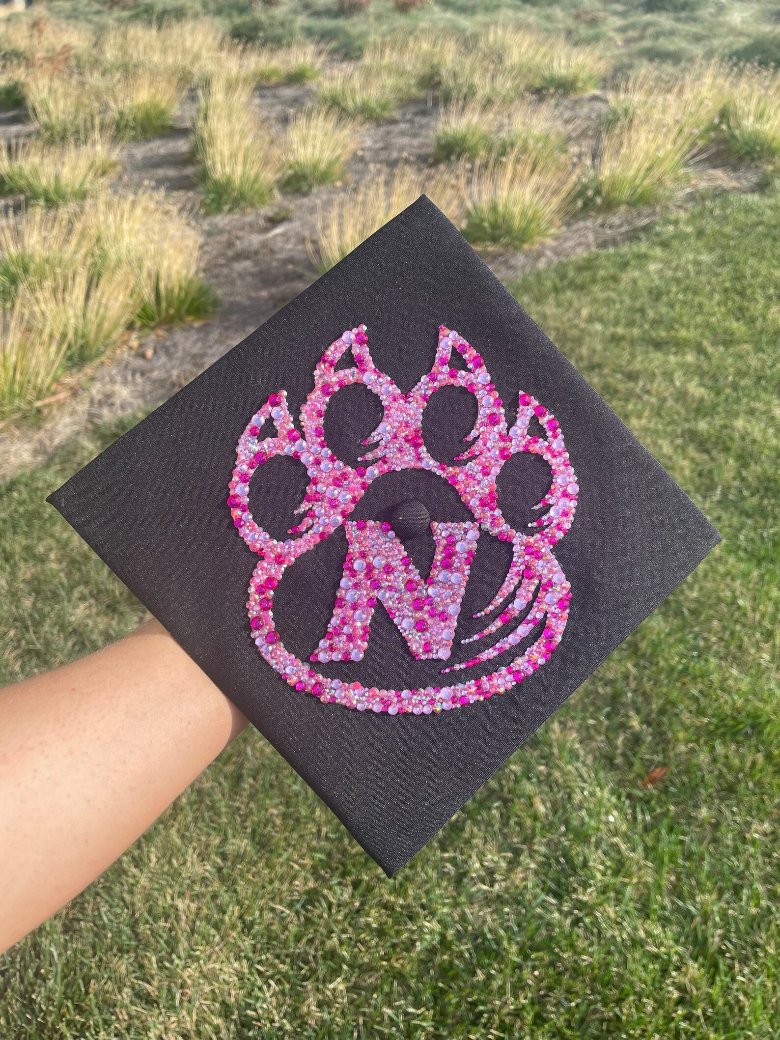 Custom Rhinestone Bedazzled Graduation Cap - Etsy