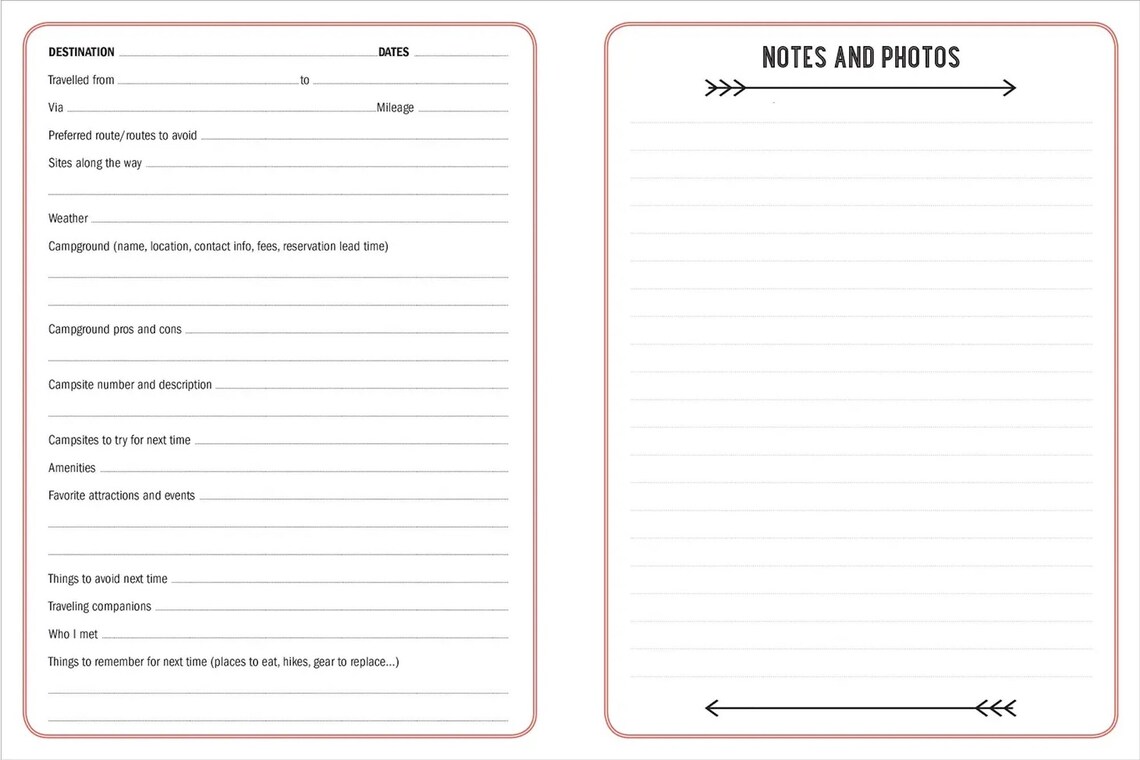 Camping Journal, Logbook, Campfire Stories and Memories, Adventures ...
