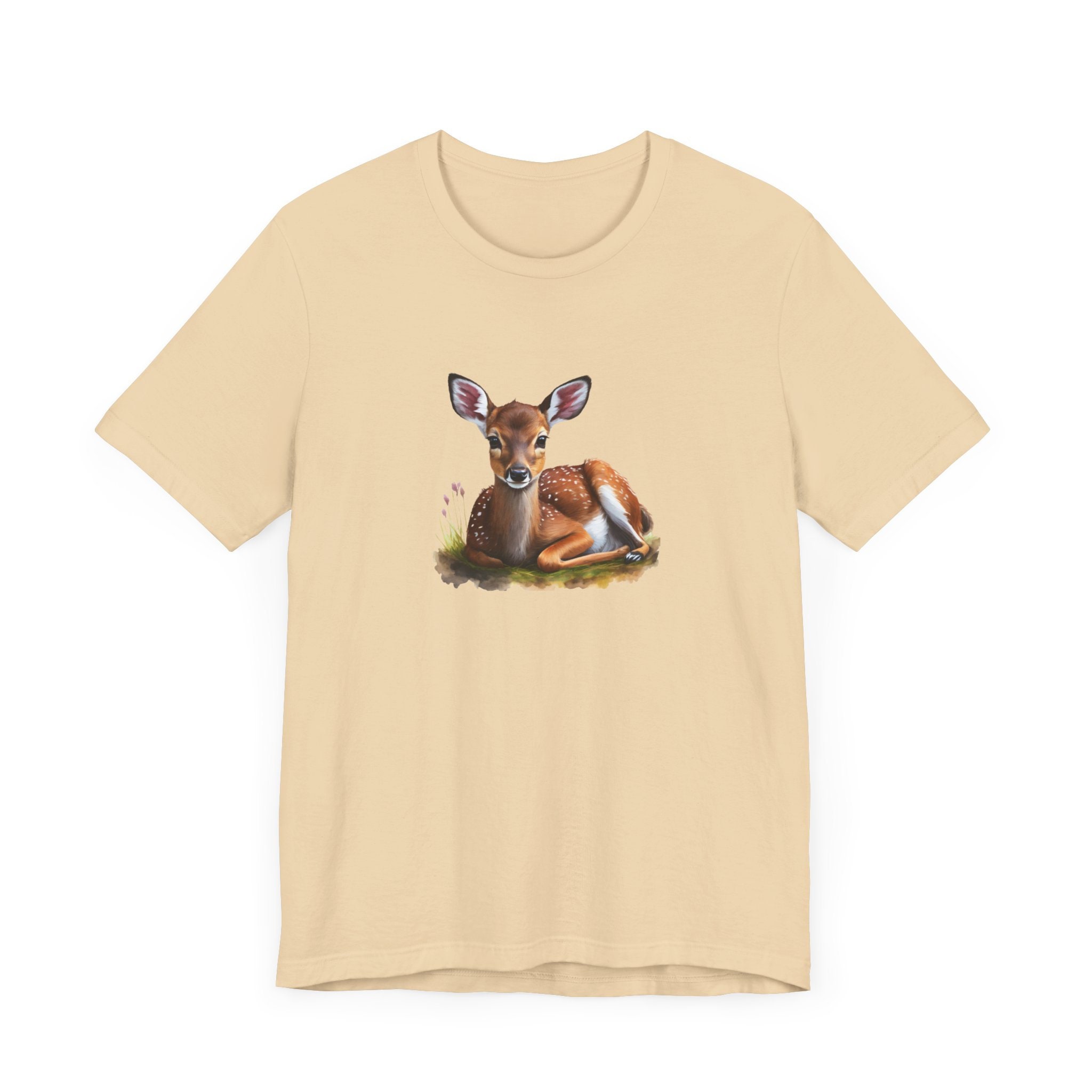Deer Heart T-shirt Kind-hearted Nature Graphic Tee Summer Tops Woodland ...