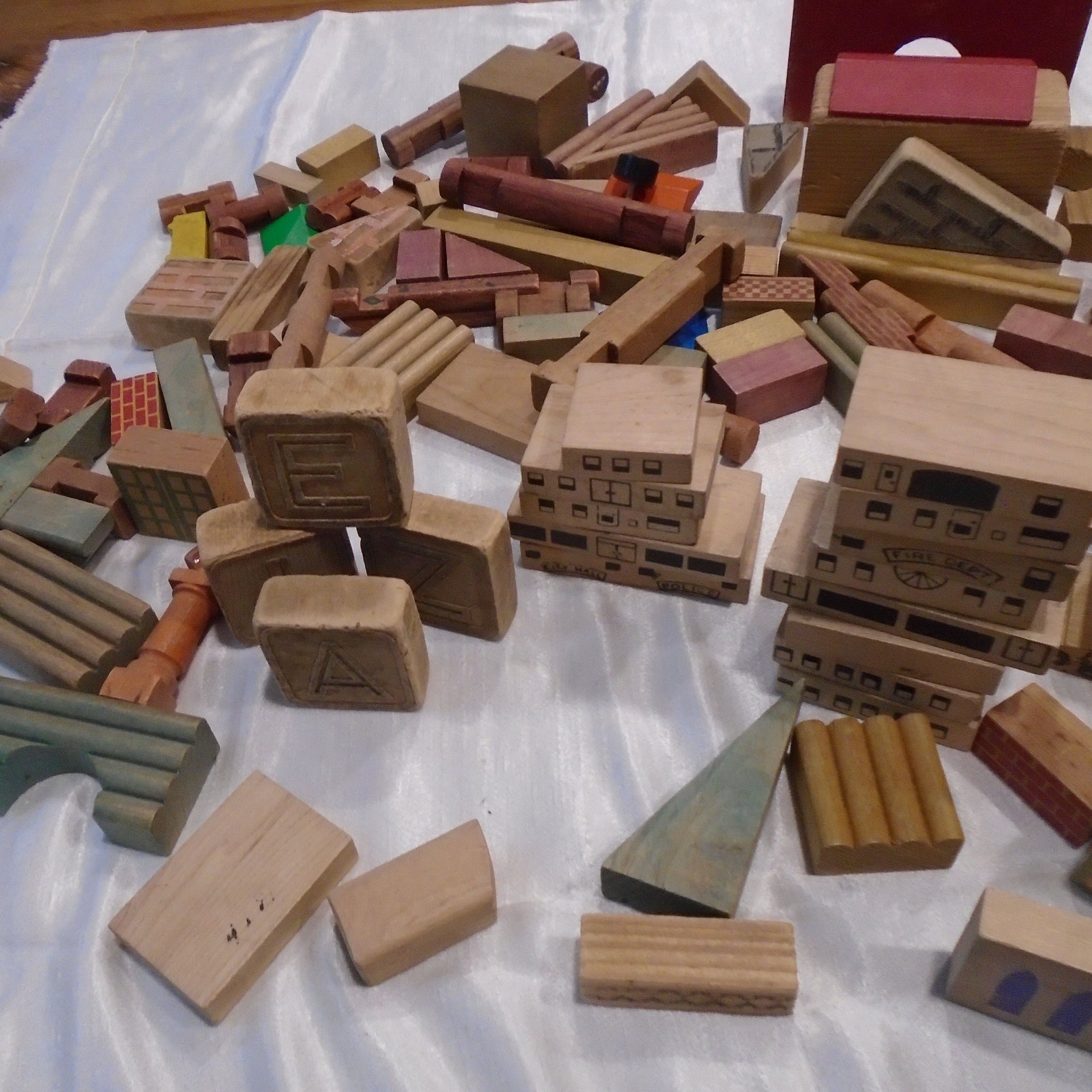 Vintage Wood Blocks and Toys - Etsy