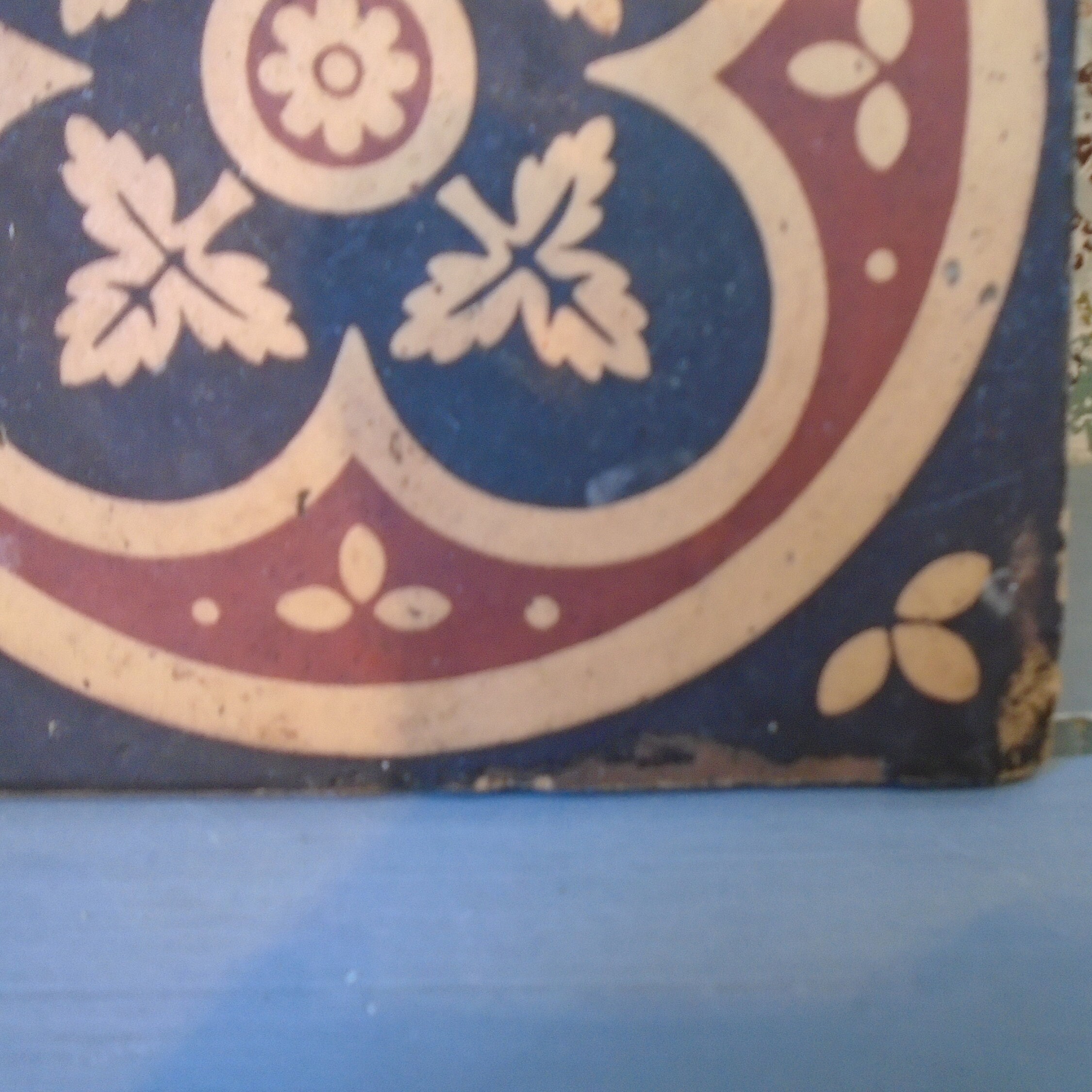 Antique Victorian Ceremic Tile - Etsy