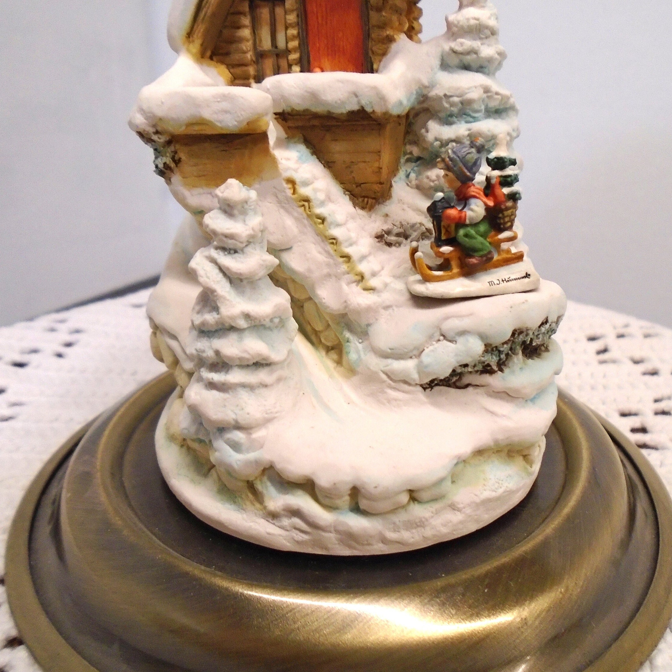 Miniature Hummel Winterfest Under Dome - Etsy