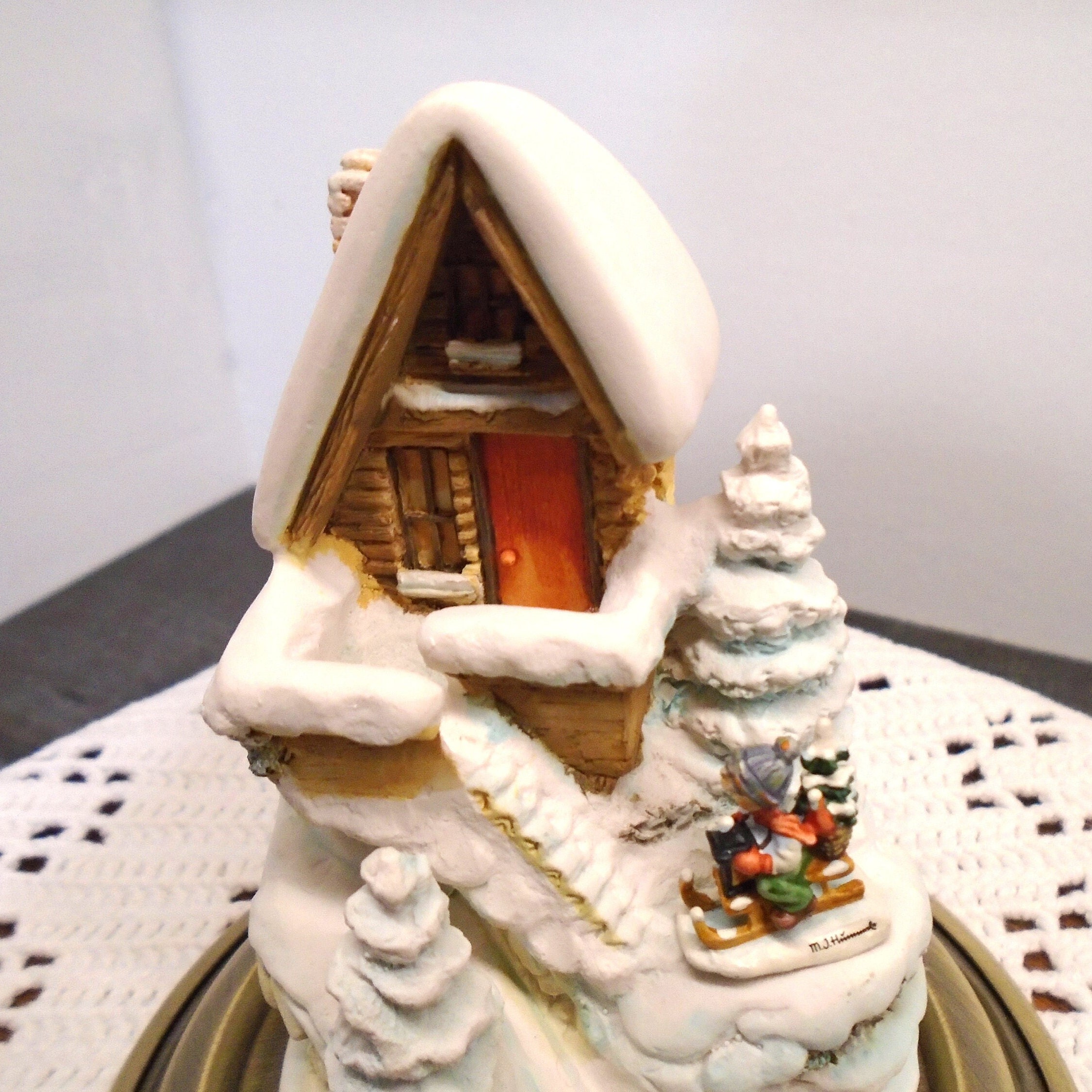 Miniature Hummel Winterfest Under Dome - Etsy