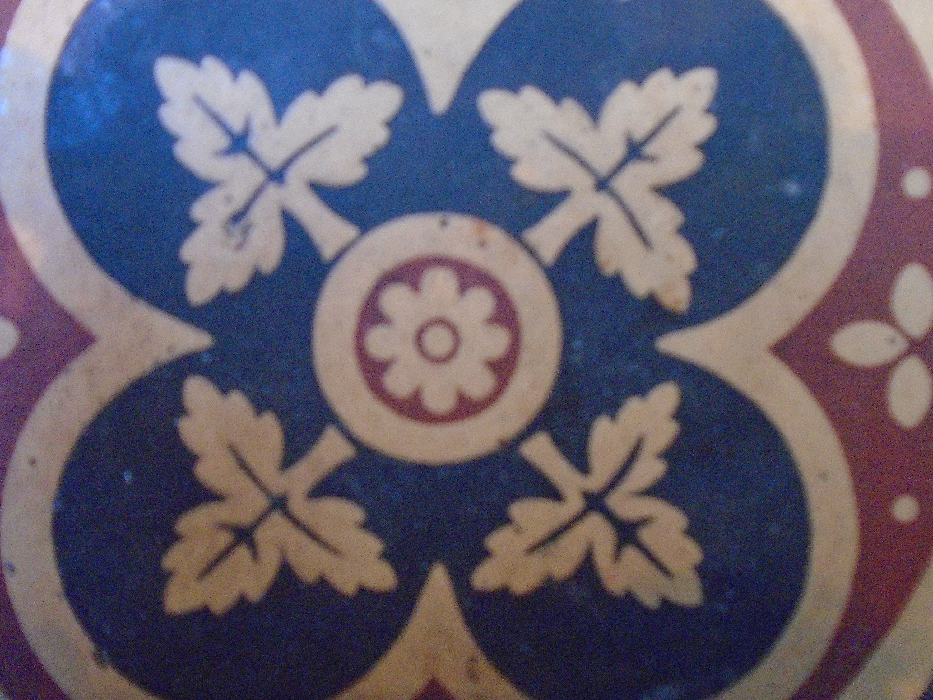 Antique Victorian Ceremic Tile - Etsy