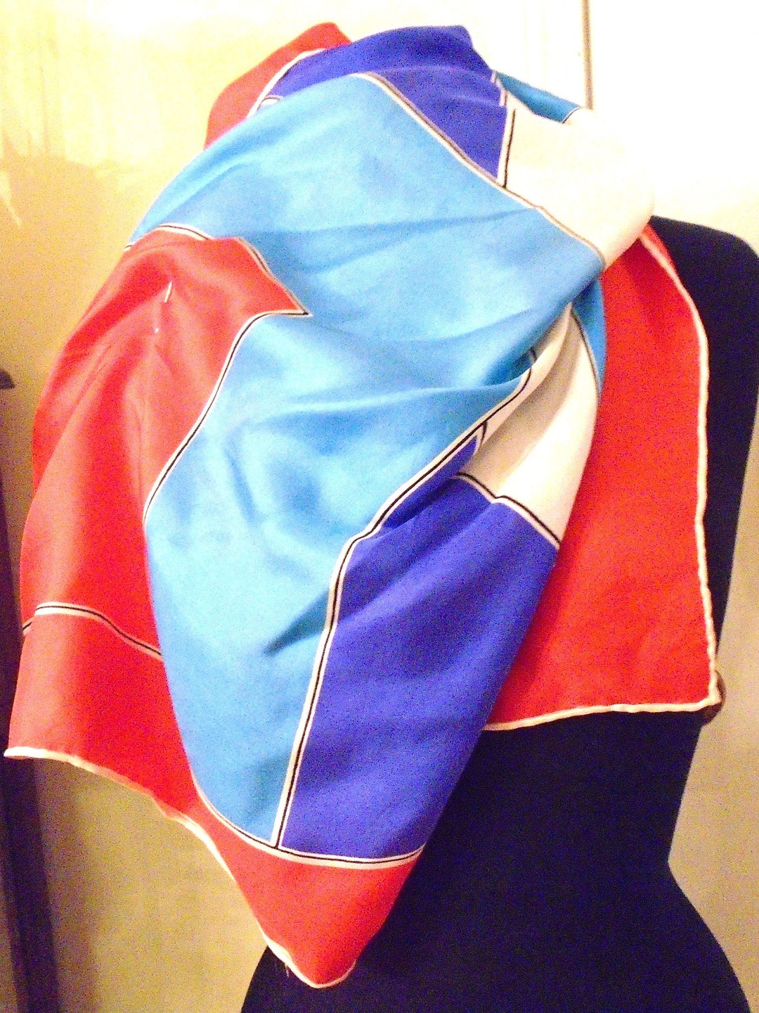 Vintage Vera Silk Scarf - Etsy