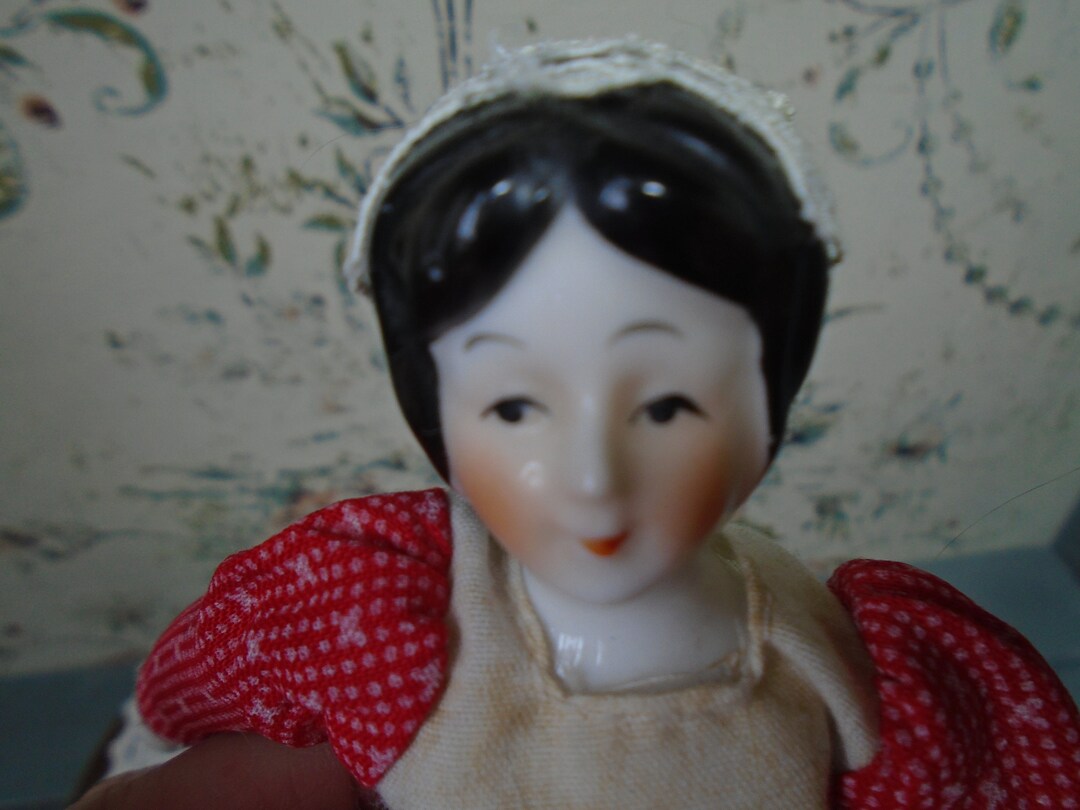 Antique Doll With Porcelain Head Hands And Feet Etsy