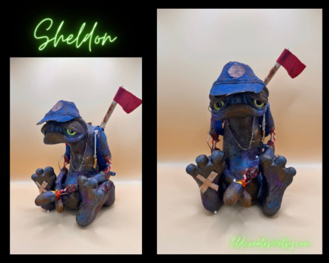 Cute Lab Monster Glow in the Dark Eyes Magical Mythical Fantasy ...