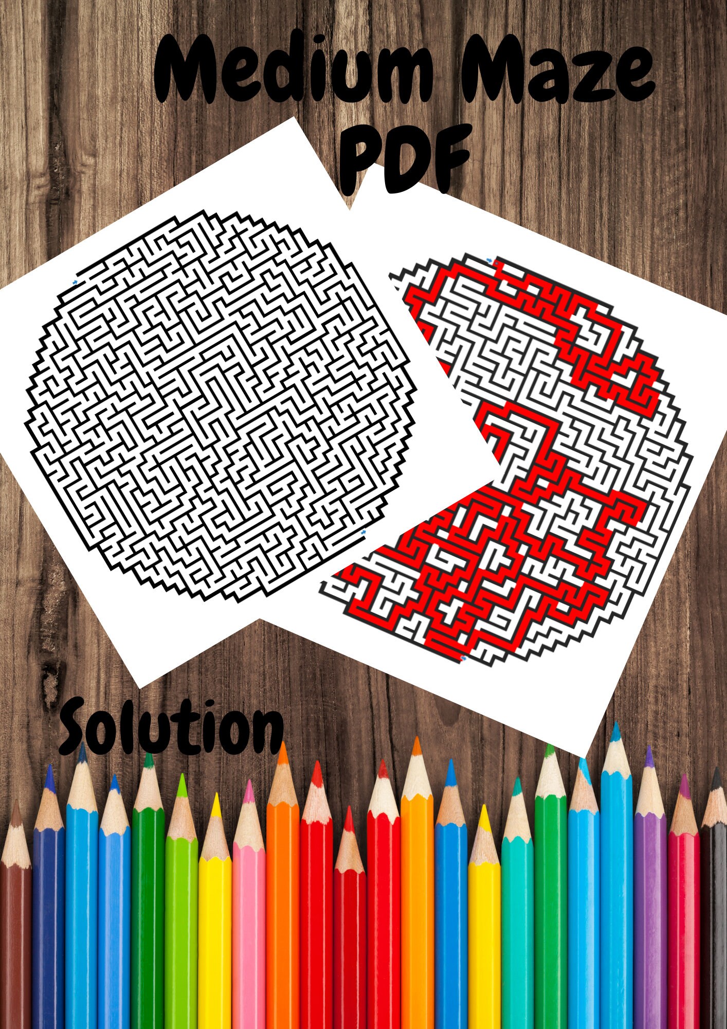 Medium Mazes For Kids