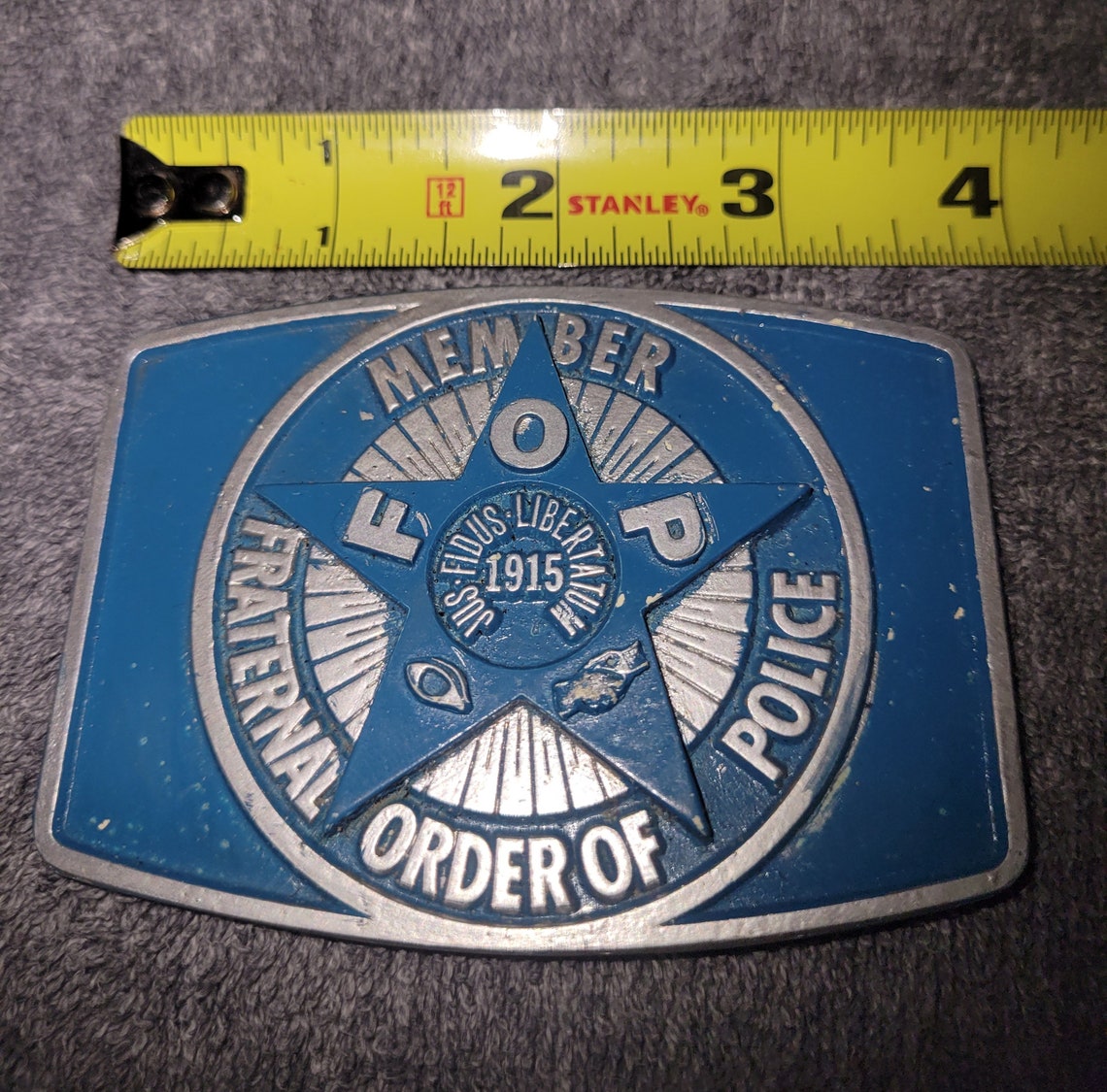 Vintage Fraternal Order of Police FOP License Plate - Etsy
