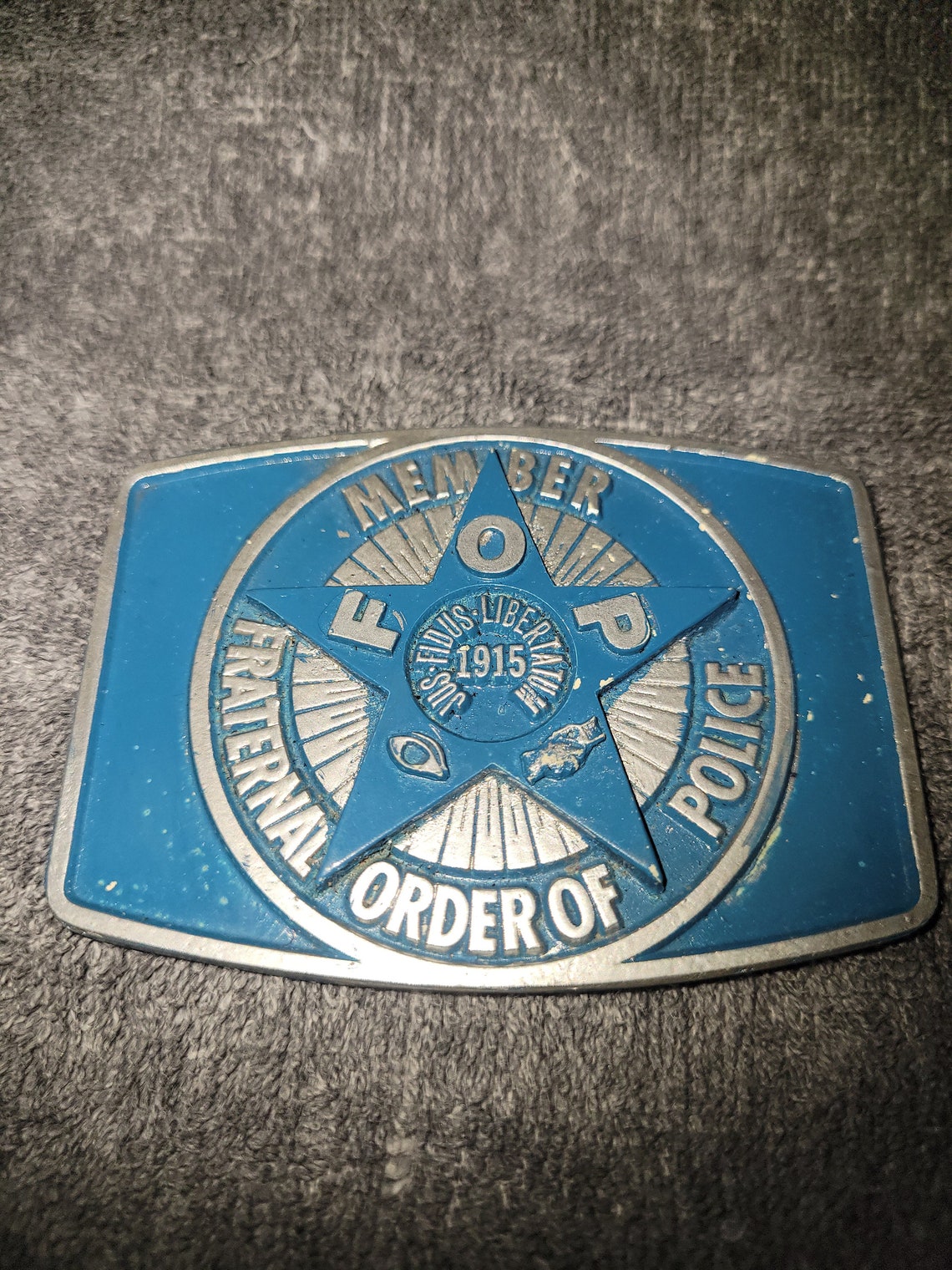 Vintage Fraternal Order of Police FOP License Plate - Etsy