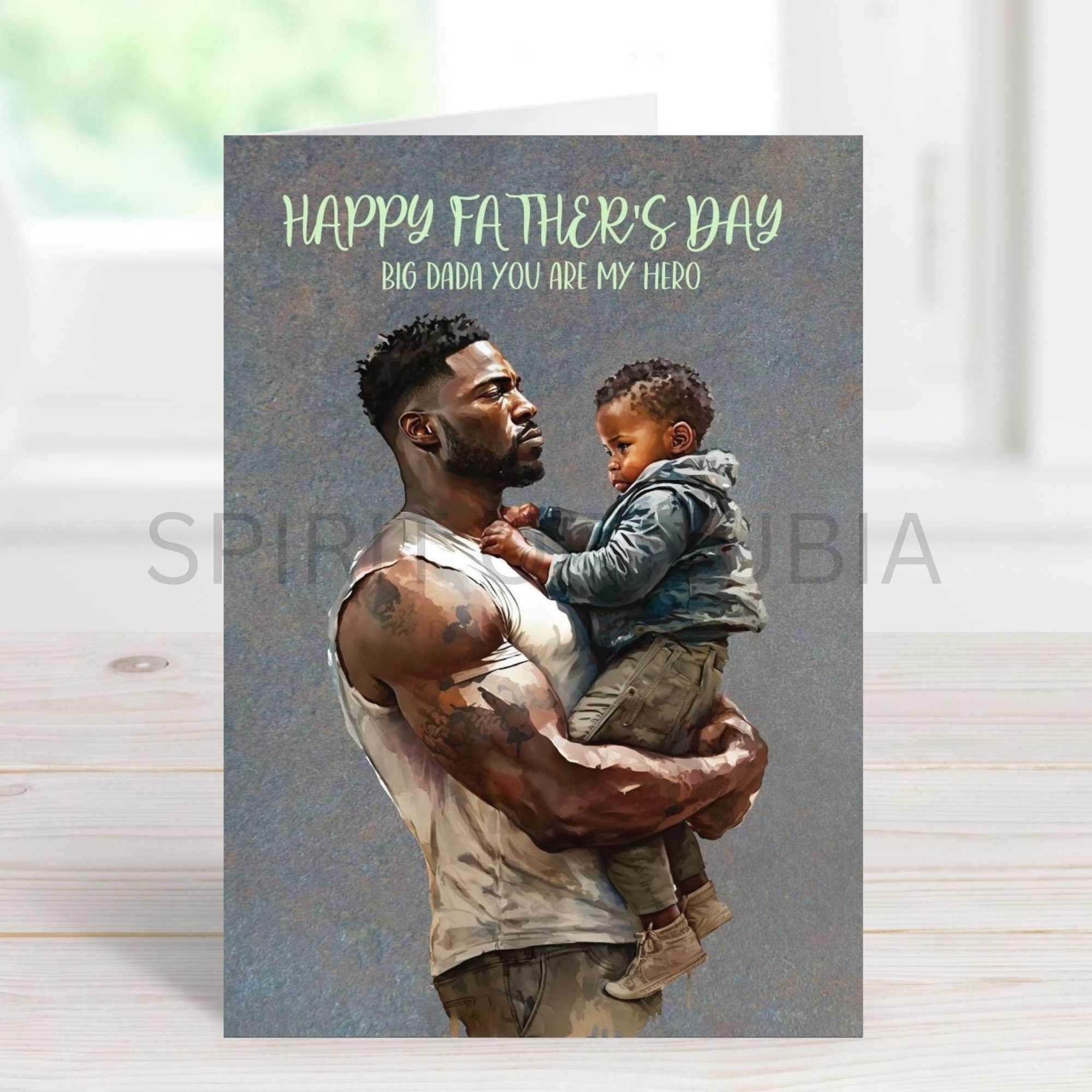 Printable African American Fathers Day Card Happy Fathers Day