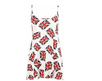 Union Jack Flag Top - Etsy