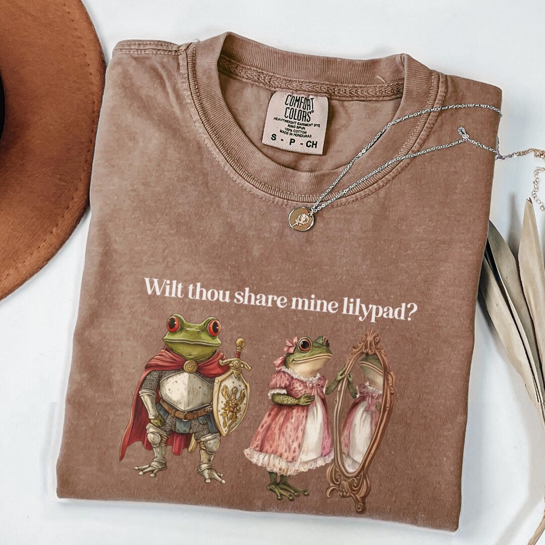 Medieval Knight & Princess Frog Toad Quote Unisex T-shirt, Humor Tee ...