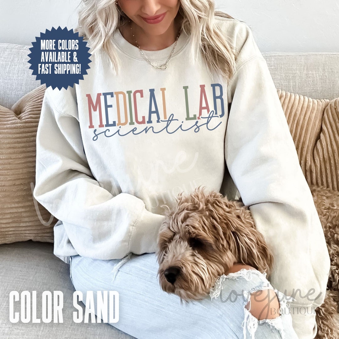 Medical Lab Scientist Crewneck Sweatshirt, Grad Gift for Phlebotomist ...