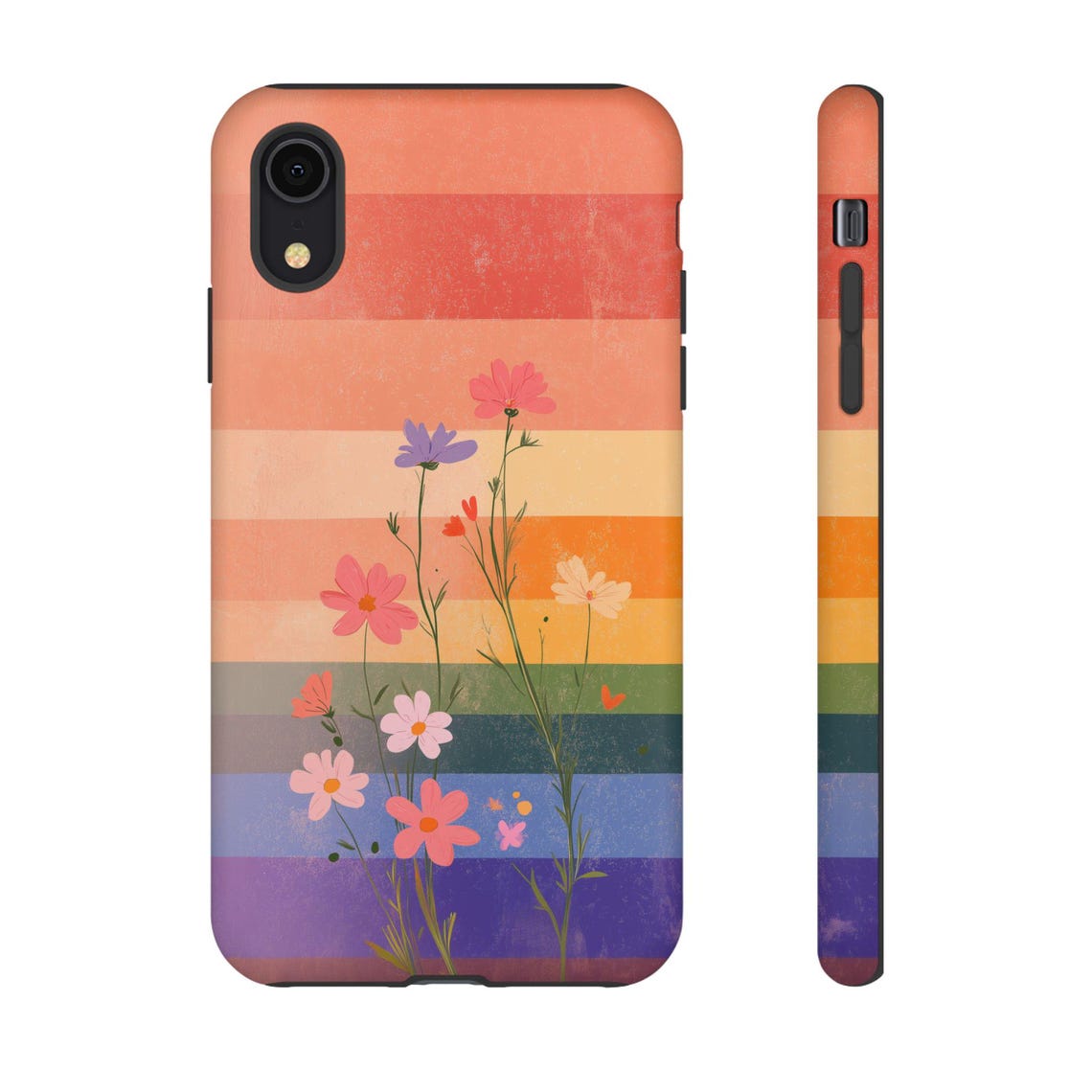 LGBTQ Pride Month Flag & Wildflowers iPhone 16 Pro Max Case Gift ...