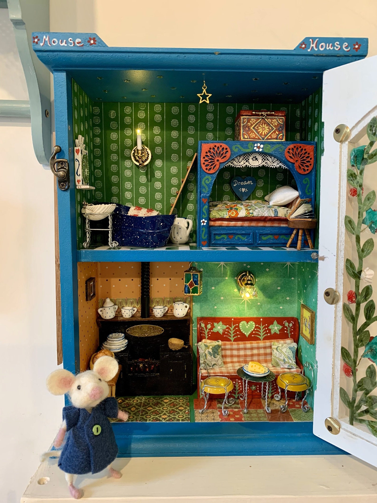 Mouse House Miniature Diorama - Etsy