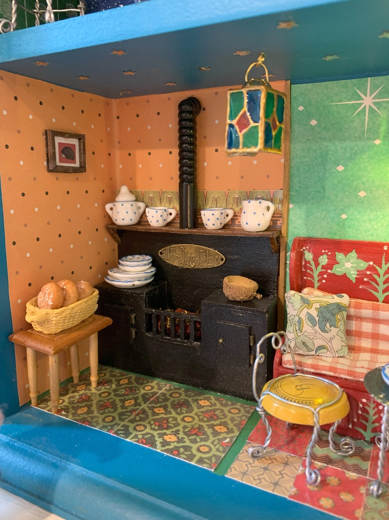 Mouse House Miniature Diorama - Etsy