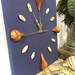 Retro-inspired Shell Clock, Seashell Clock, Coastal Clock, 11x14 Clock ...