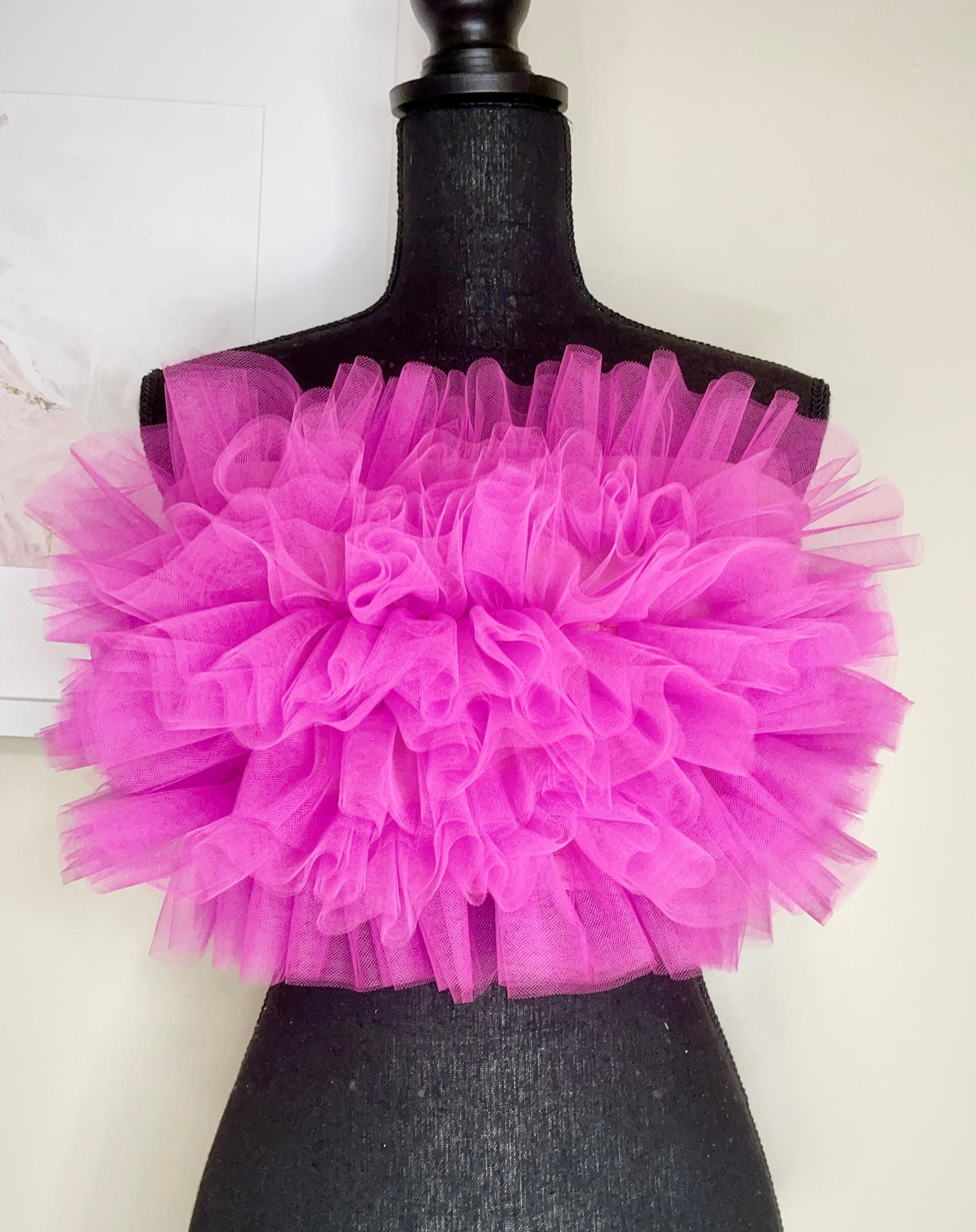 Aiko Tulle Tutu Top, Tulle Crop Top, for Birthdays, Photoshoots ...