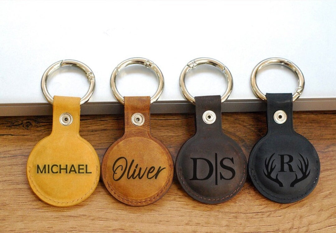Custom Air Tag Holder, Apple Air Tag Key Fob, Personalized Air Tag Case ...