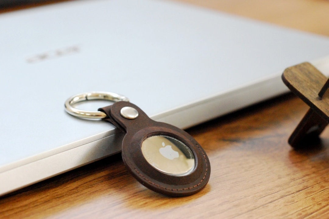 Customized Leather AirTag Case for Anniversary, Custom Leather Air Tag ...