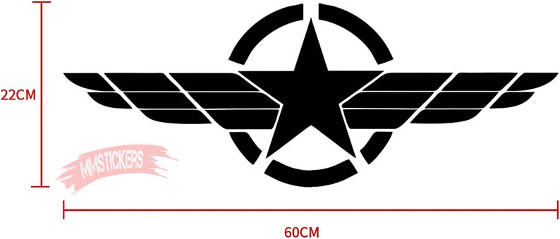 Universal Car Hood Vinyl Decal Stickers Auto Bonnet Personalized Sports ...