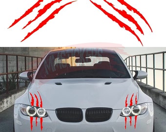 Claw Headlight Decal - Etsy