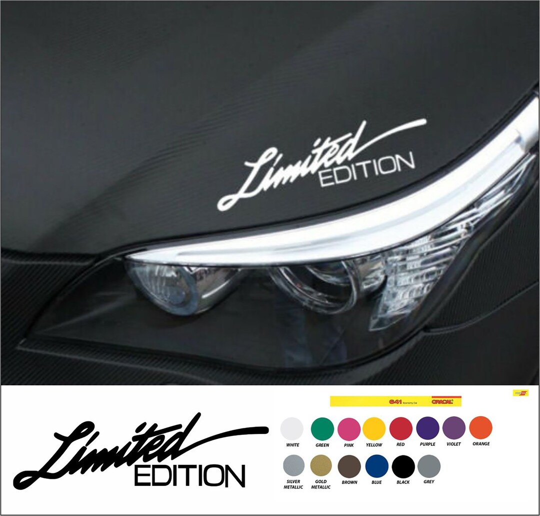 Limited Edition Decal Universal Stickers Cars Tuning for Fit All Cars ...