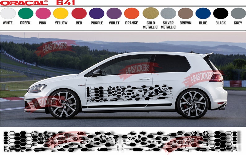 Honeycomb / JDM Car Decal / Sticker Vehicle Livery Wrap Graphics SUV ...