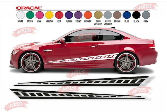 Racing Car Side Stickers