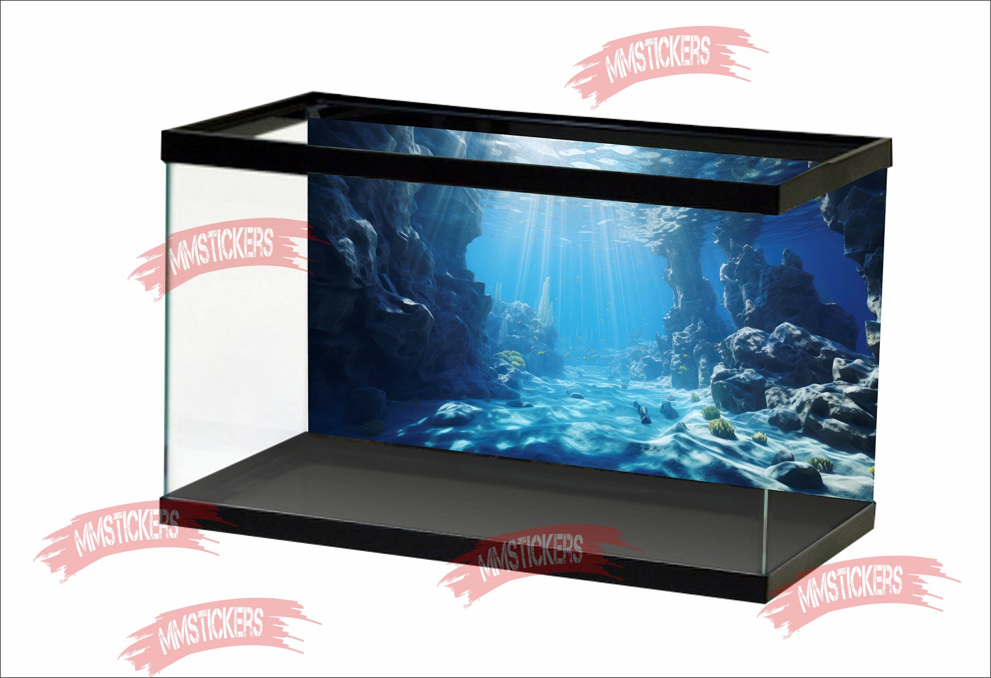 Aquarium Background Sunshine Underwater World Fish Tank Background ...