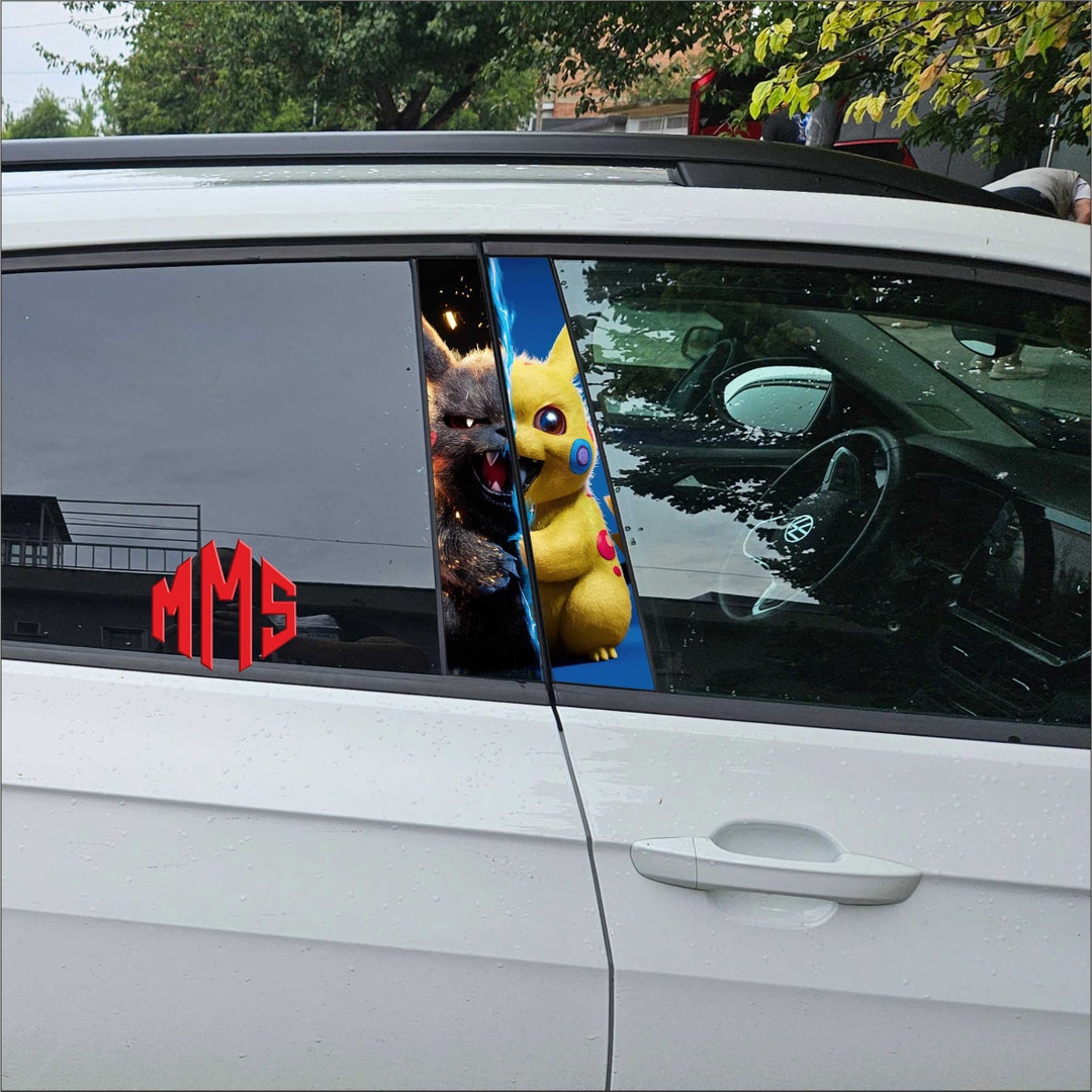 Car Doors Livery Pillar Sticker Pikachu Universal Stickers - Etsy