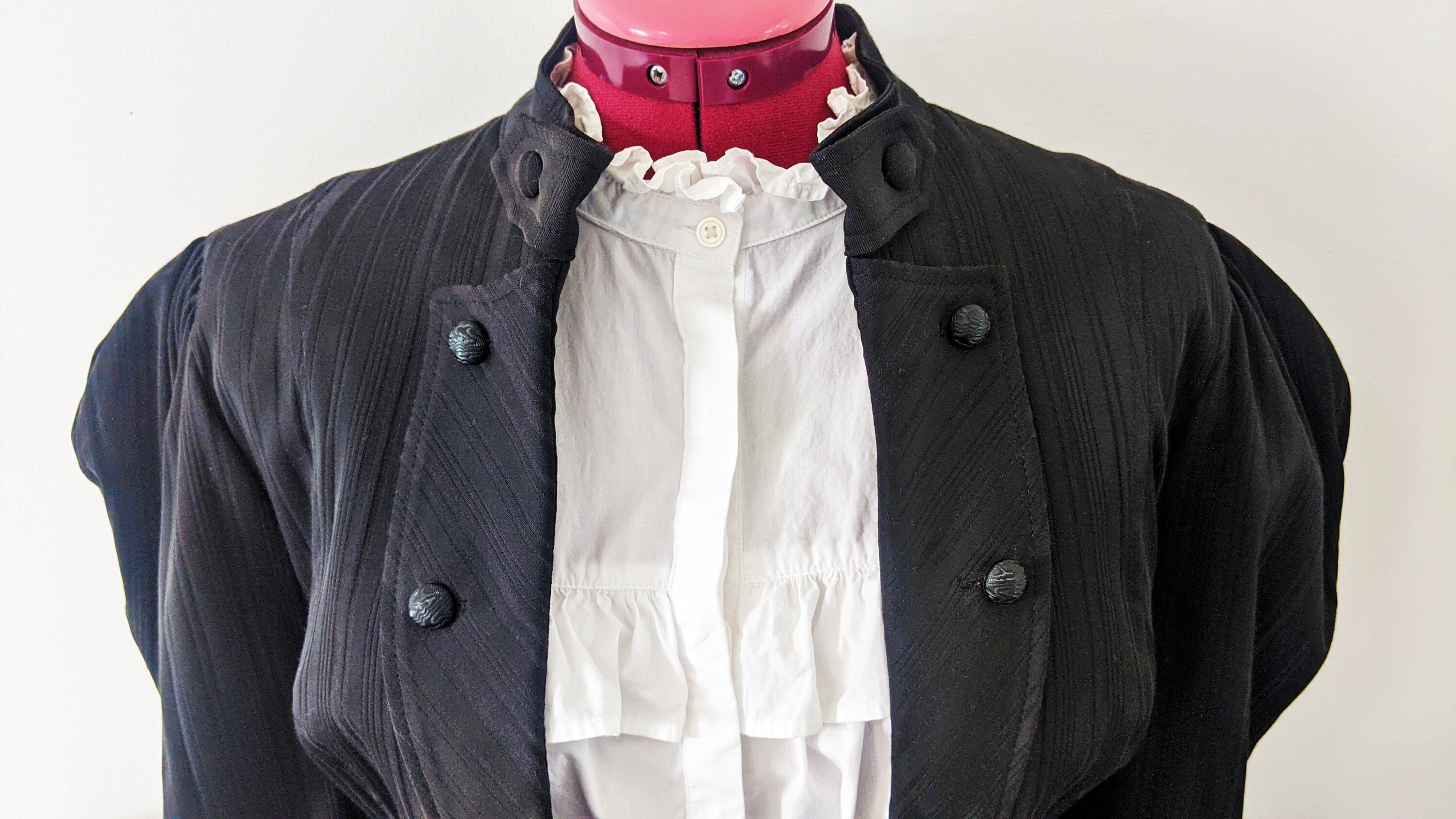 Vintage Black Victorian Style Jacket Blazer - Etsy