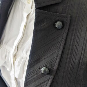 Vintage Black Victorian Style Jacket Blazer - Etsy