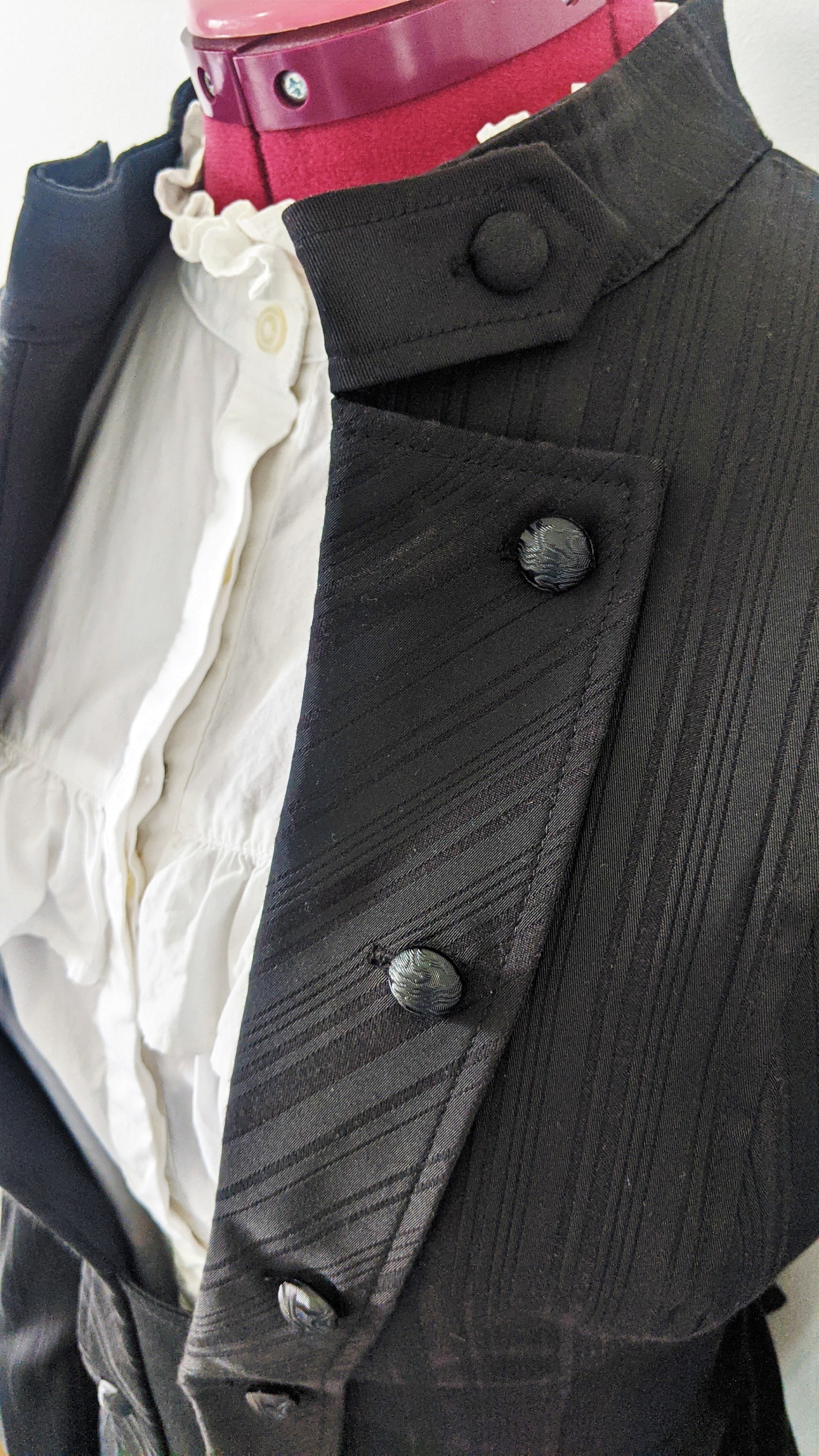 Vintage Black Victorian Style Jacket Blazer - Etsy